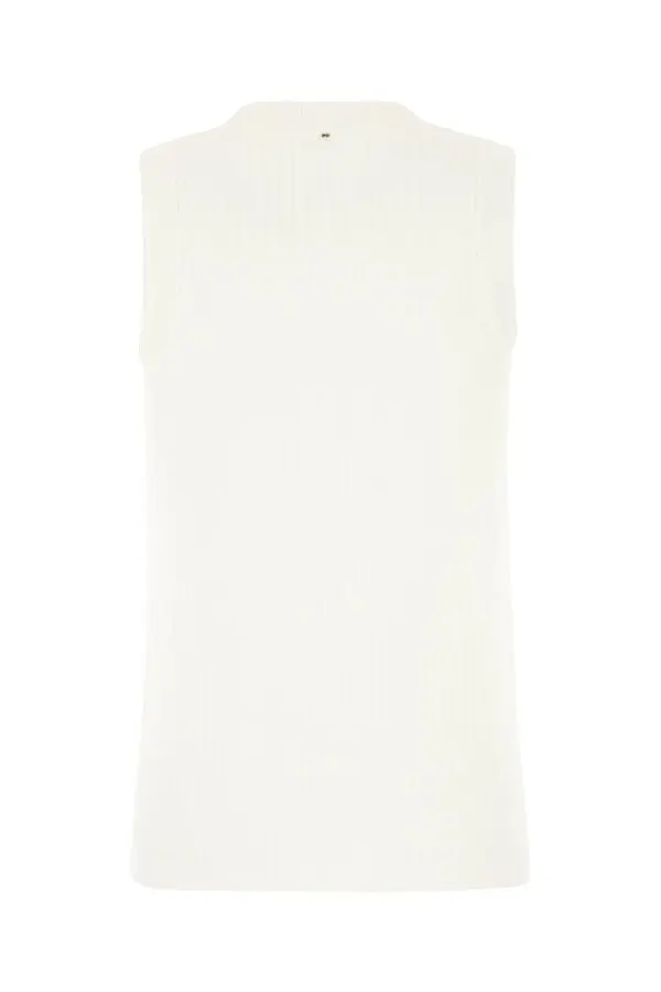Sportmax Ribbed Knit Sleeveless Top