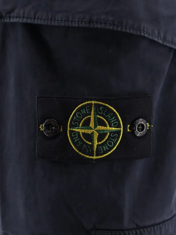 Stone Island Organic Cotton Stretch Cargo Shorts - Multicolor