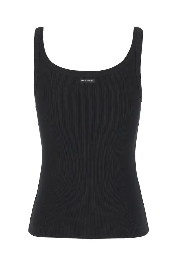 Dolce & Gabbana Ribbed Tank Top