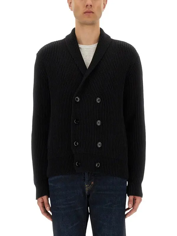 TOM FORD Double-breasted Shawl Collar Cardigan