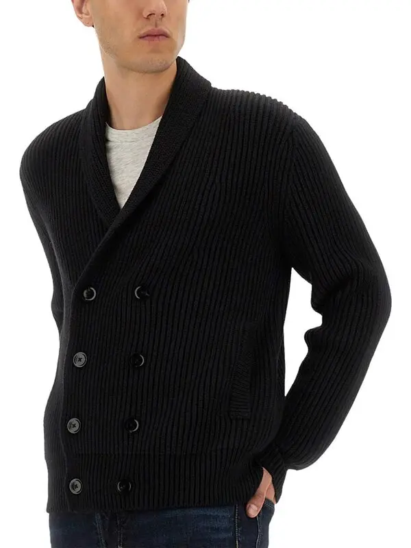 TOM FORD Double-breasted Shawl Collar Cardigan