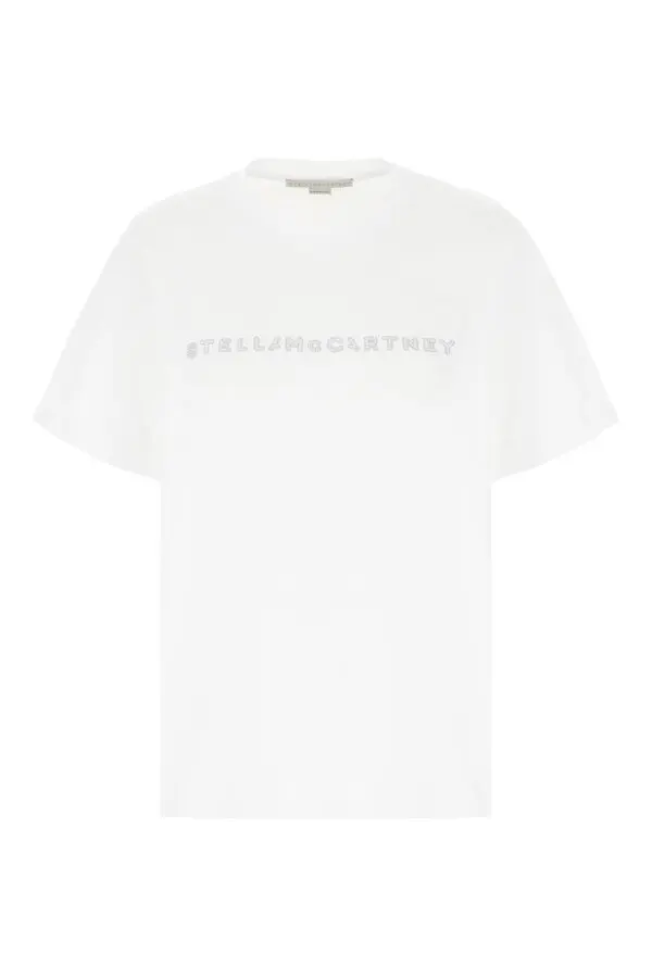 Stella McCartney Rhinestone Logo T-shirt - Multicolor