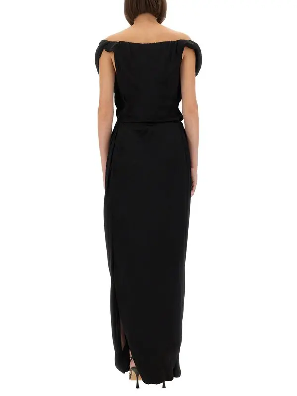 VIVIENNE WESTWOOD Ginnie Amber Long Dress - Black