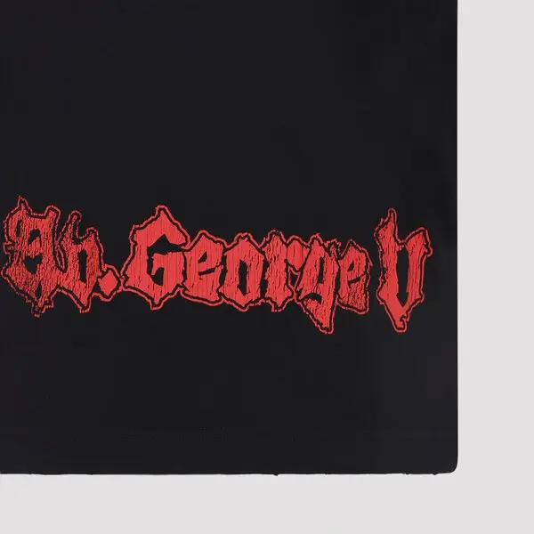 Balenciaga Medium Fit Graphic T-shirt - Black