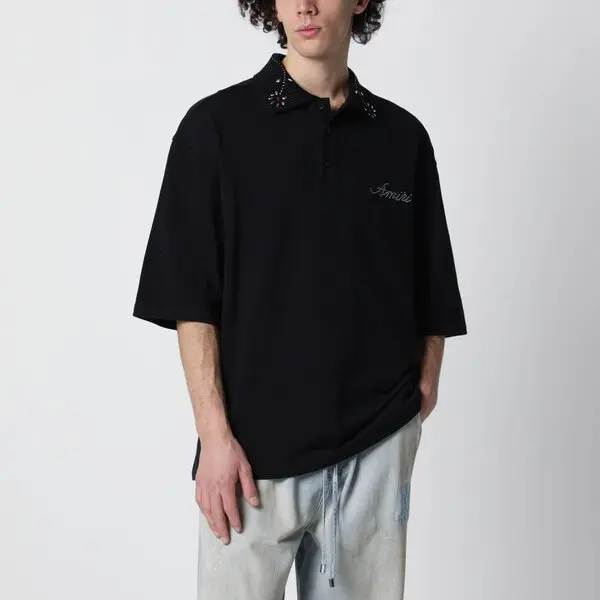 Amiri Oversize Cotton Polo Shirt
