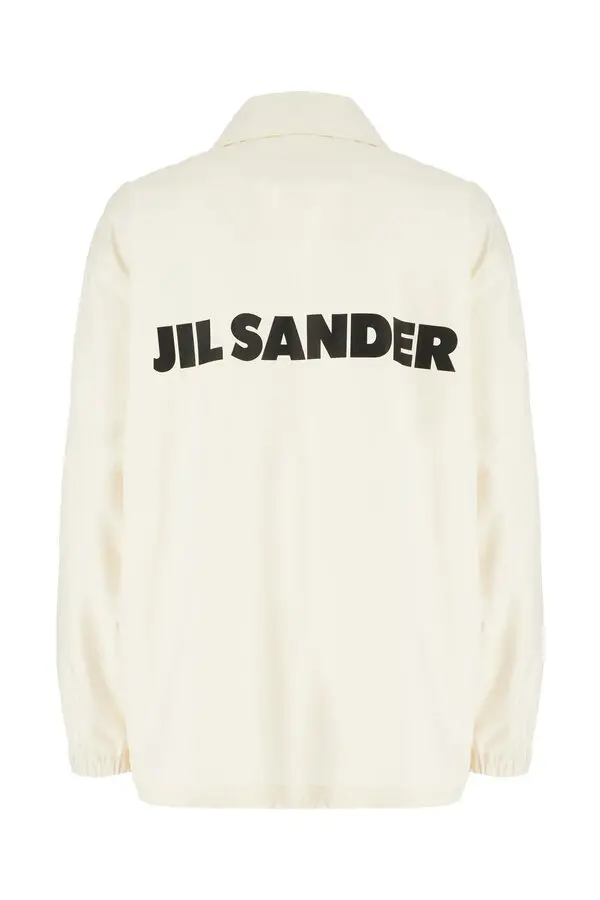 JIL SANDER Logo Print Shirt Jacket - Multicolor