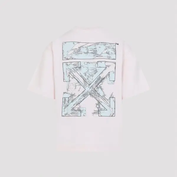 Off-White Rubbed Paint Arrows Skate T-shirt