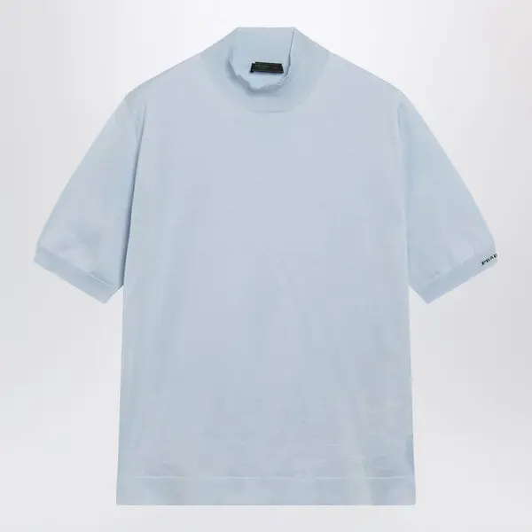 Prada Short-sleeve Cotton Top