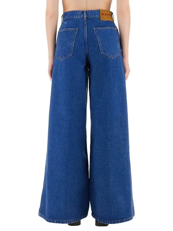 Marni Wide Leg Denim Jeans