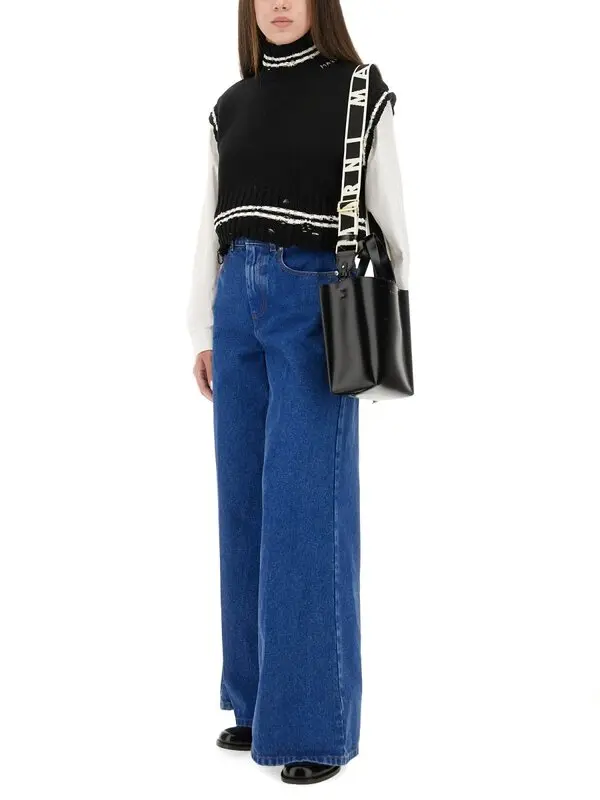 Marni Wide Leg Denim Jeans