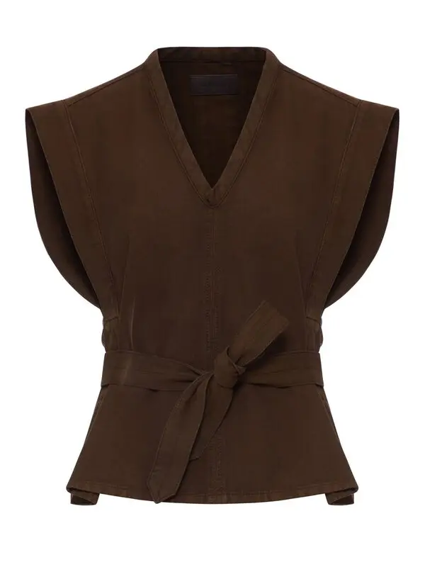 LEMAIRE Belted Denim Top
