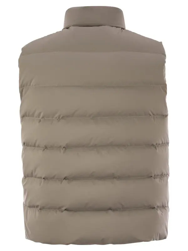 FAY Quilted Down Vest With Water-repellent Treatment