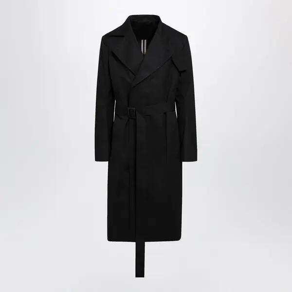 Rick Owens Double-breasted Cotton Coat