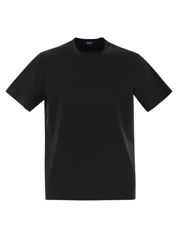 Herno Stretch Cotton T-shirt - Black