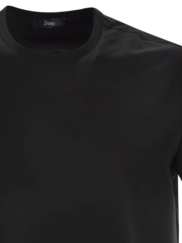 Herno Stretch Cotton T-shirt - Black