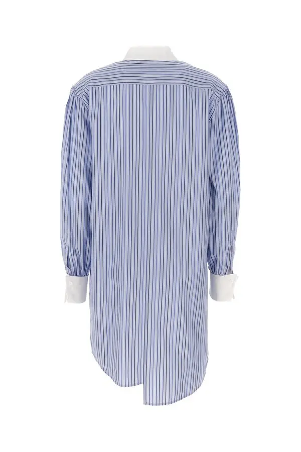 Moschino Embroidered Striped Dress