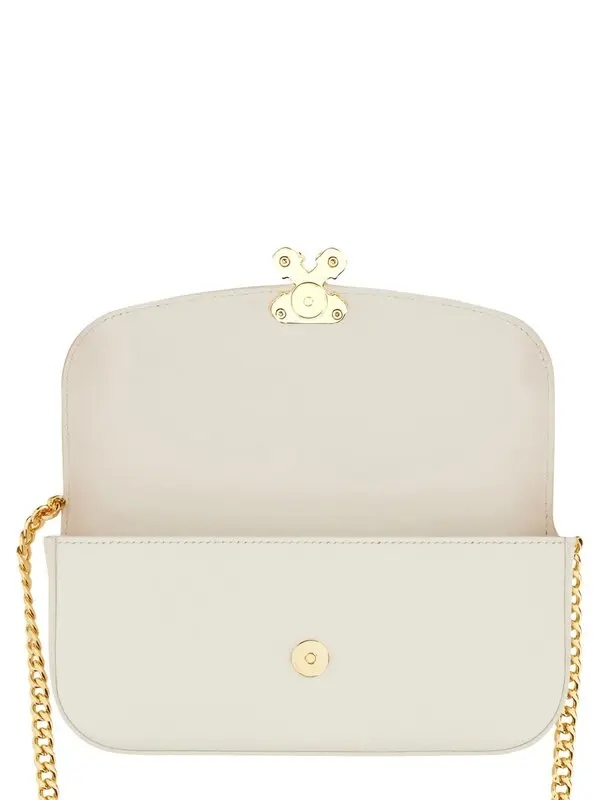 Alexander McQueen Small Skull Flower Bag - Cream