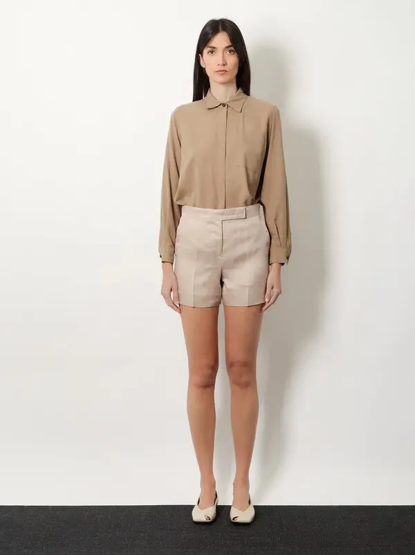 Max Mara Silk Shorts - Multicolor