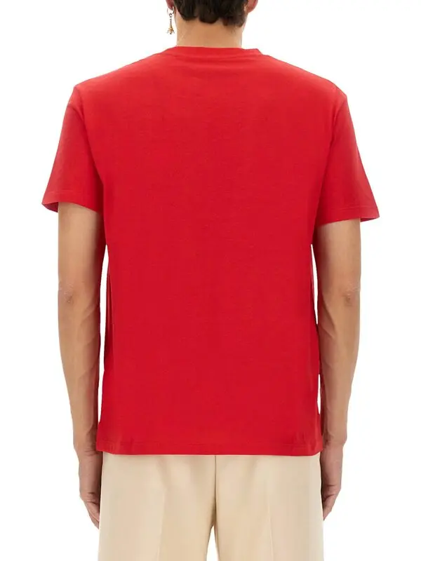 Valentino Garavani T-shirt With Signature Vlogo - Red