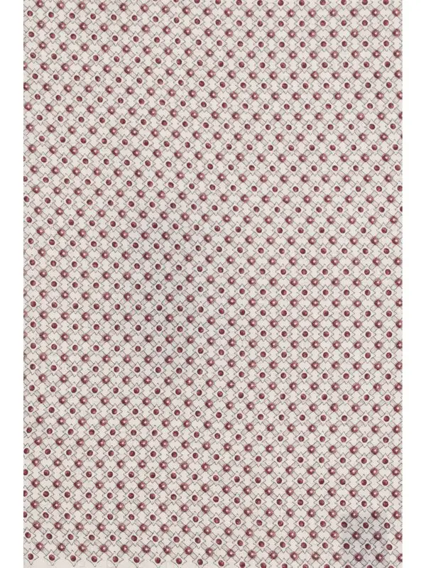 Brunello Cucinelli Silk Pochette With Geometric Pattern - Multicolor