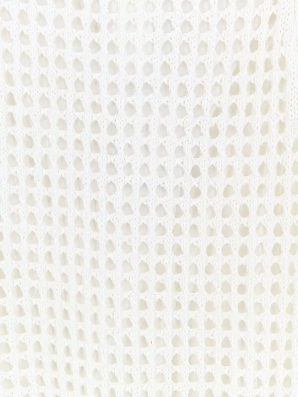 Max Mara Perforated Cotton Skirt