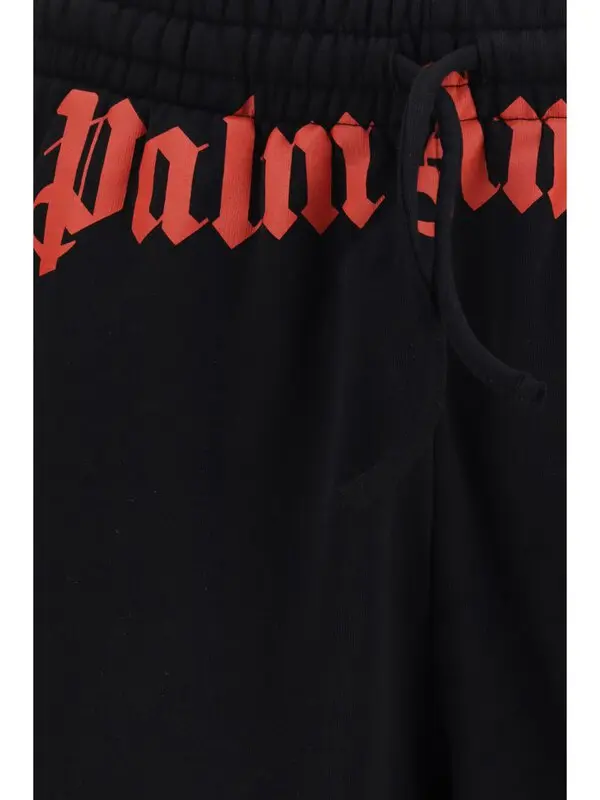 Palm Angels Waist Logo Sweatshorts