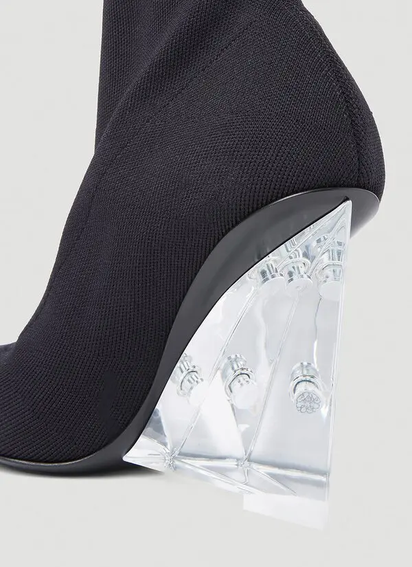 Alexander McQueen Shard High Heel Boots