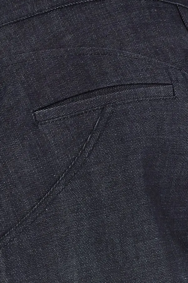 JIL SANDER Dark Wash Wide Leg Jeans
