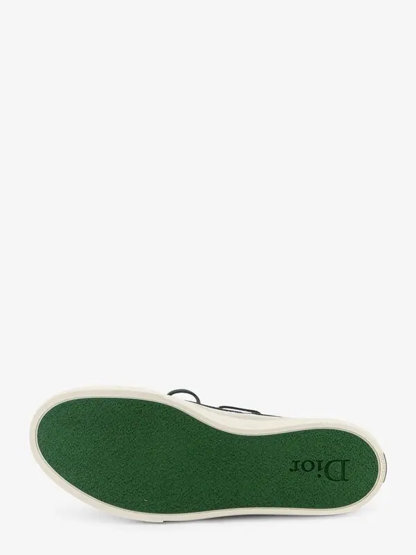 Dior Dioriviera Canvas And Leather Loafers - Green