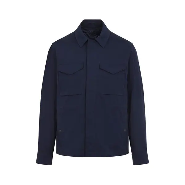 Moncler Roquille Shirt Jacket With Detachable Down Vest - Blue