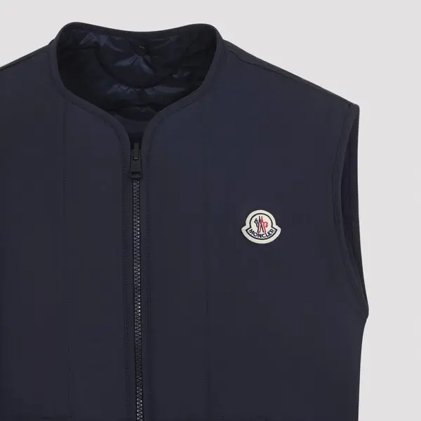 Moncler Roquille Shirt Jacket With Detachable Down Vest - Blue