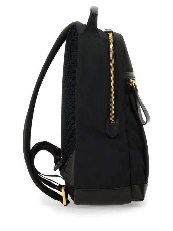 TOM FORD Backpack With Logo Detail - Black