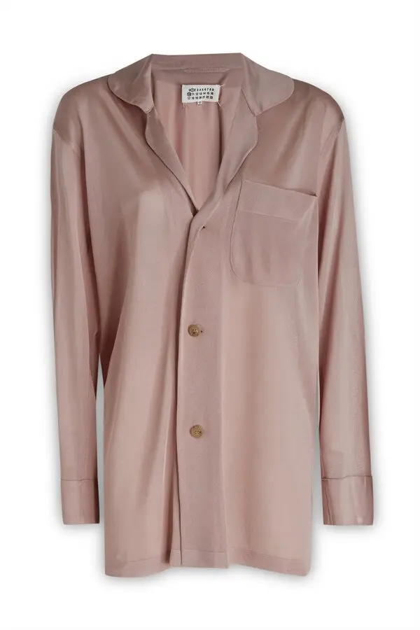 MAISON MARGIELA Long Sleeve Button Up Shirt