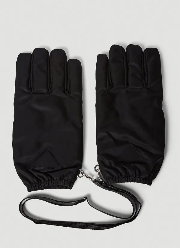 Prada Re-nylon Gloves - Black