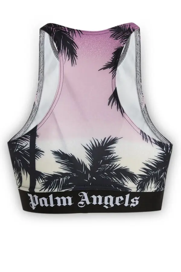 Palm Angels Printed Sports Bra