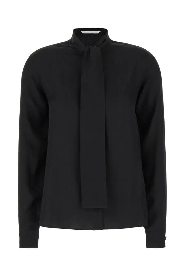Palm Angels Tie Detailed Blouse