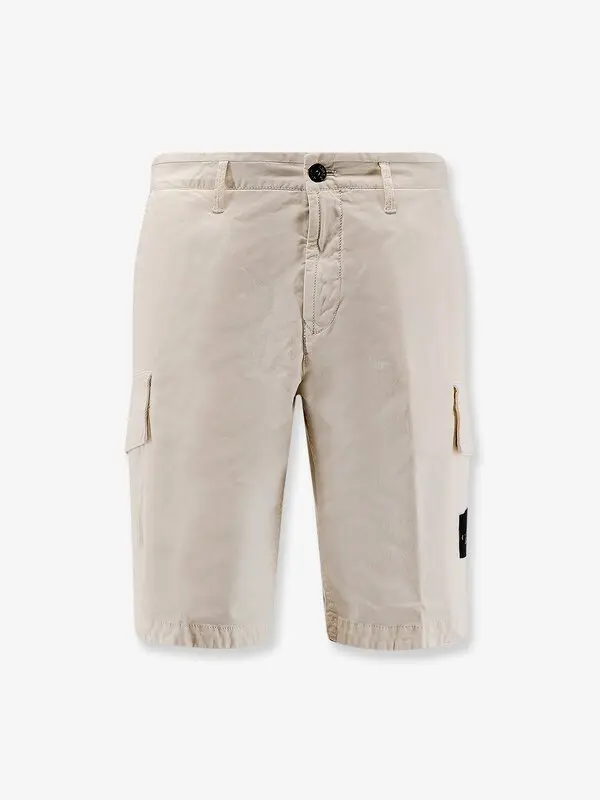 Stone Island Bermuda Shorts - Cream