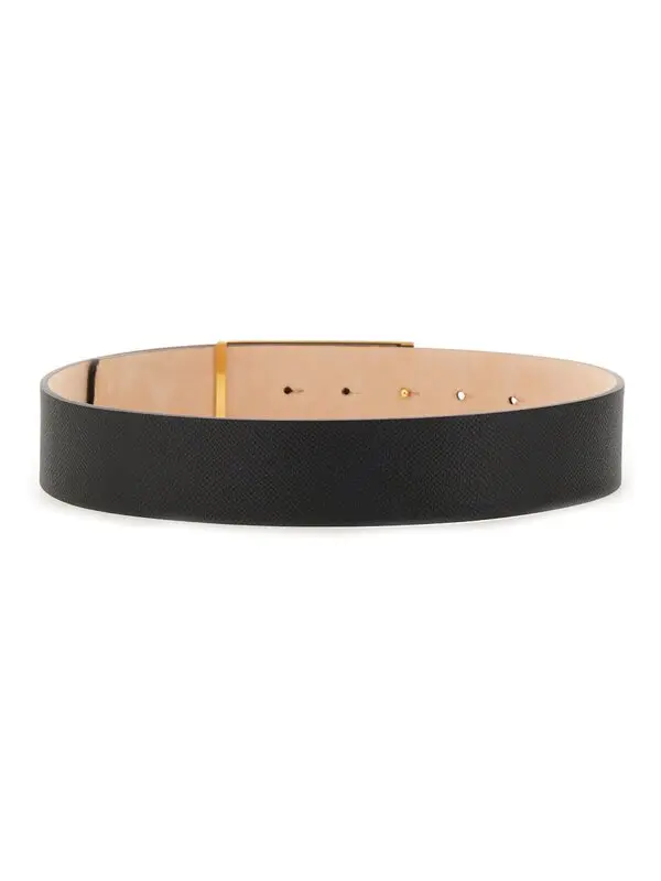 Victoria Beckham Jumbo Frame Belt - Black