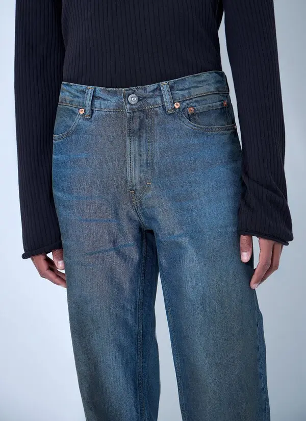 Our Legacy Carlson Cut Straight-leg Jeans - Blue
