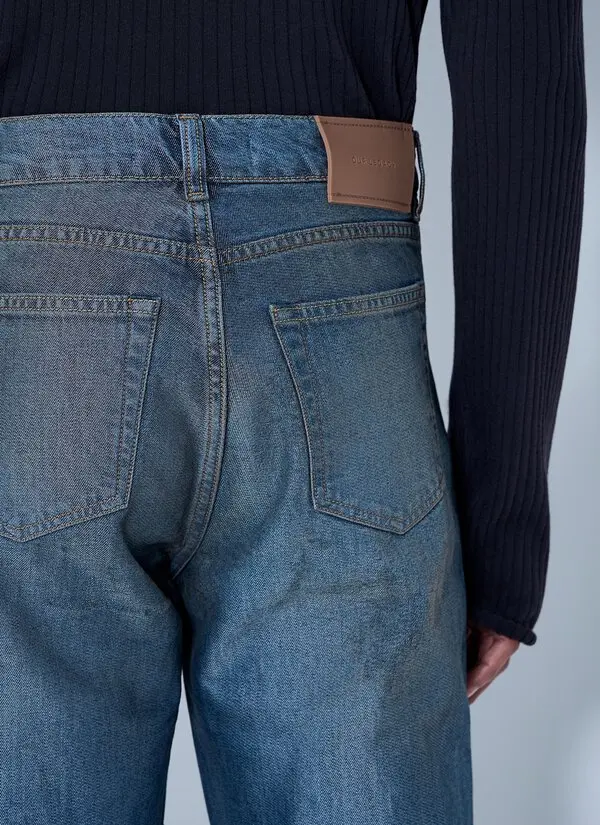 Our Legacy Carlson Cut Straight-leg Jeans - Blue