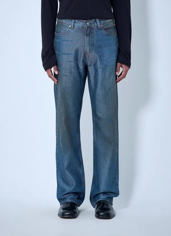 Our Legacy Carlson Cut Straight-leg Jeans - Blue