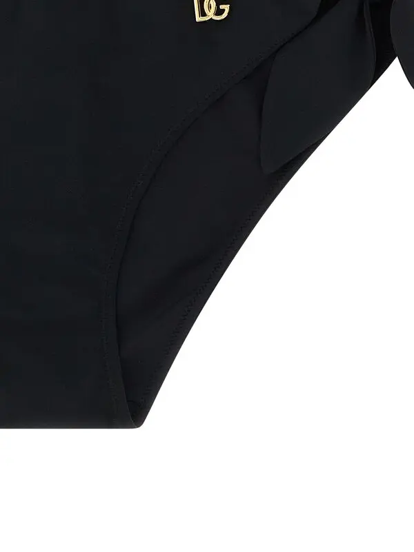 Dolce & Gabbana Bikini Briefs With Logo Detail - Black
