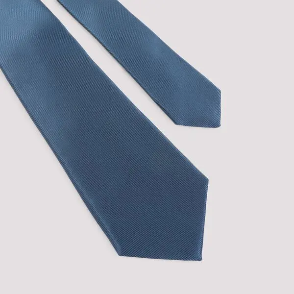 Kiton Silk Neck Tie - Blue