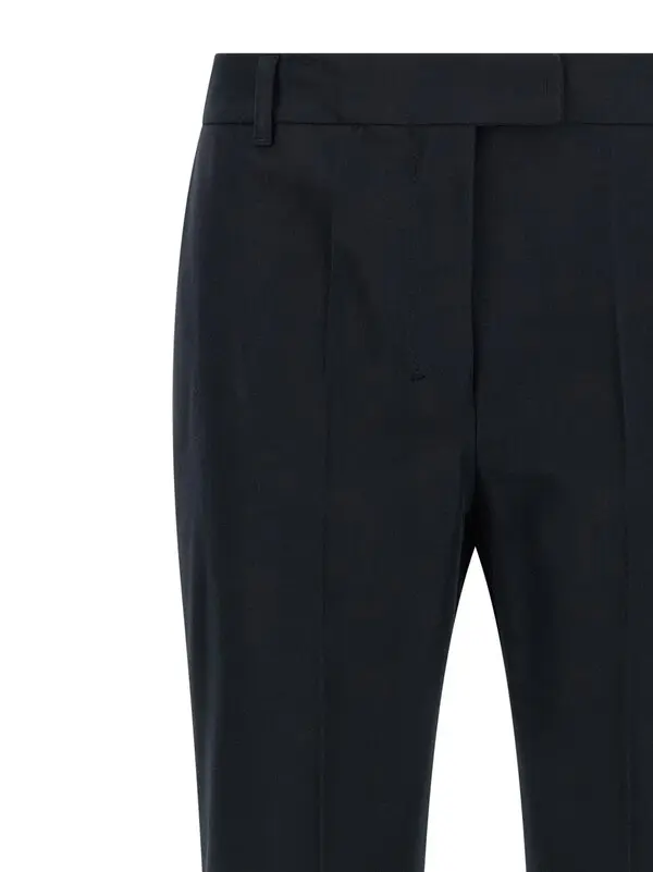 Max Mara Smmfatina Cropped Stretch Trousers - Blue