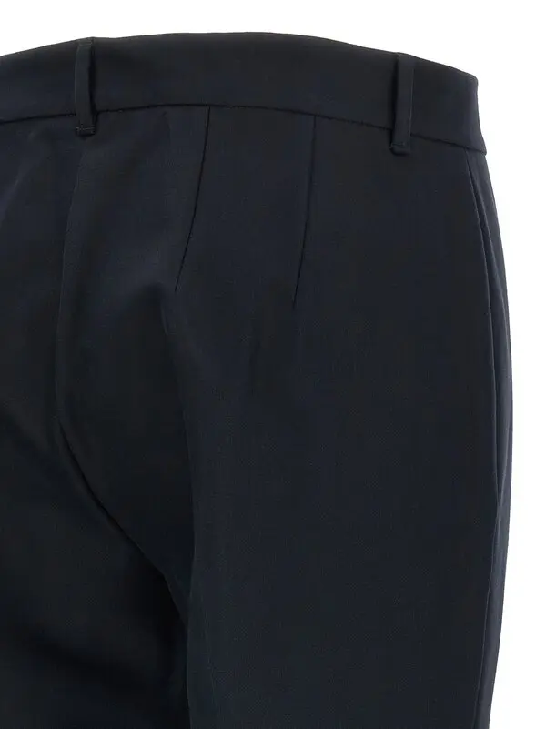 Max Mara Smmfatina Cropped Stretch Trousers - Blue