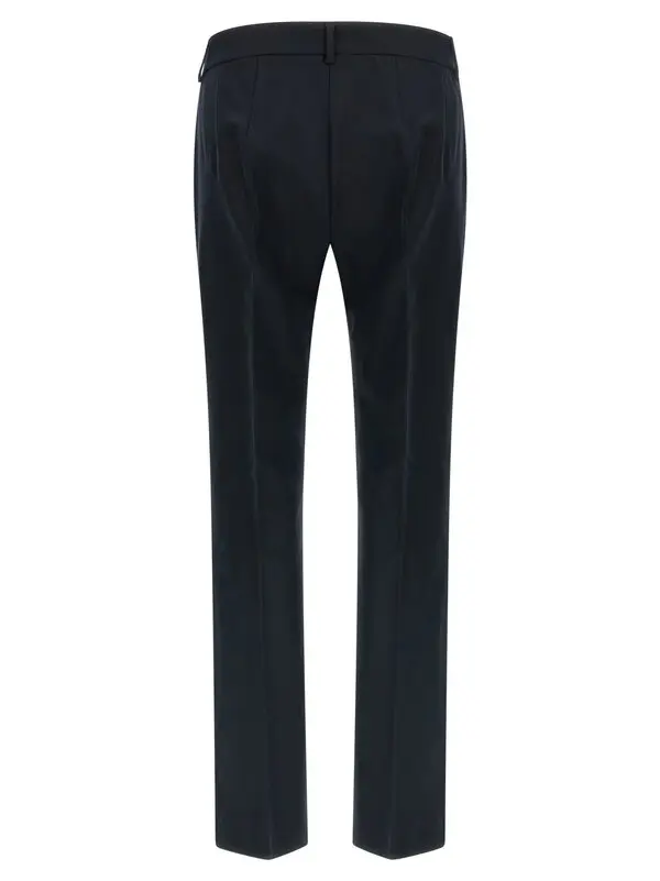 Max Mara Smmfatina Cropped Stretch Trousers - Blue