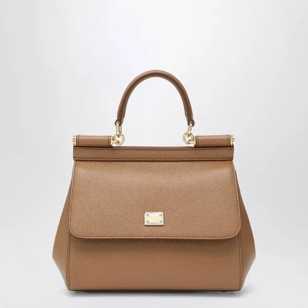 Dolce & Gabbana Medium Sicily Handbag - Brown