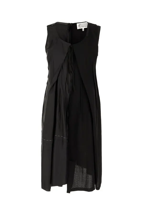 MAISON MARGIELA Sleeveless Knot Detailing Dress - Multicolor