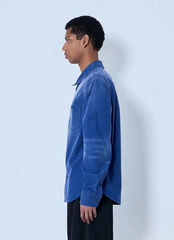 Prada Denim Button-down Shirt - Blue