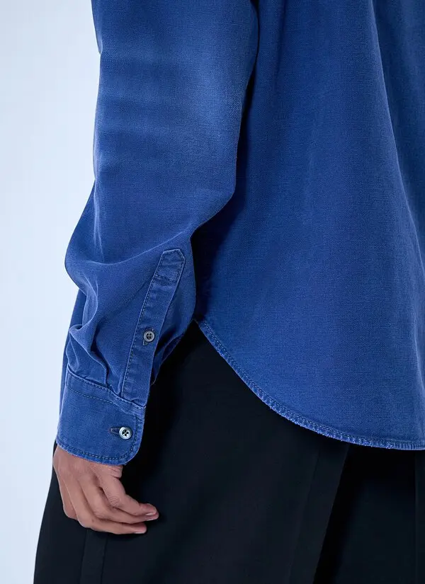Prada Denim Button-down Shirt - Blue